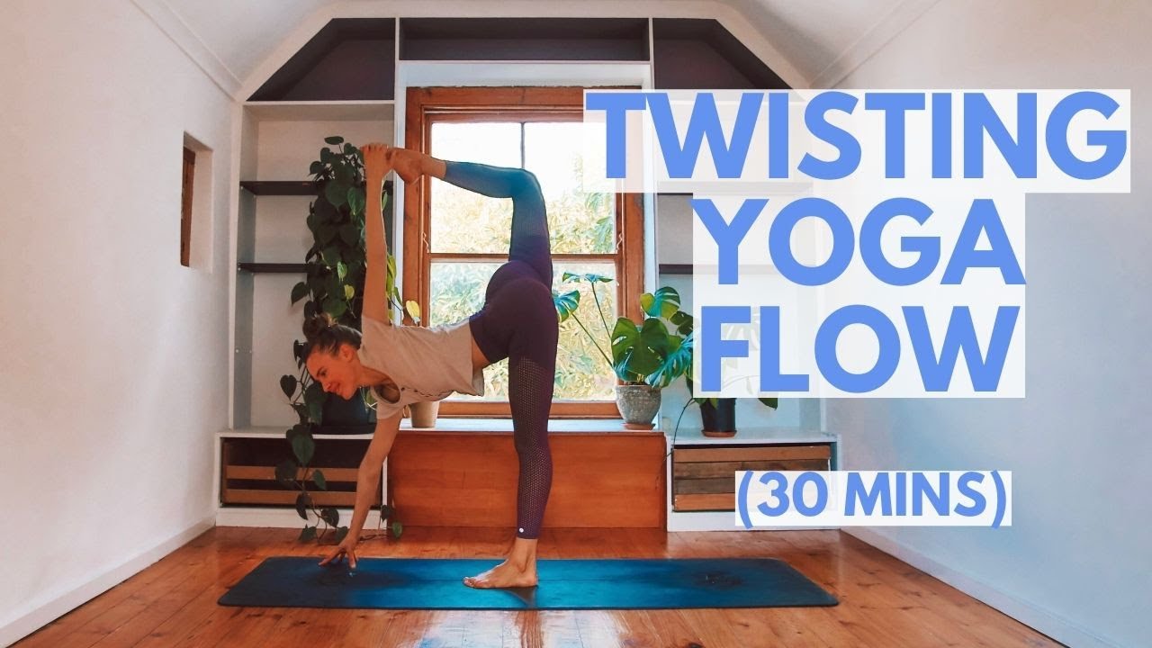 TWISTING YOGA FLOW | Dynamic Yoga For Strength and Flexibility - YouTube