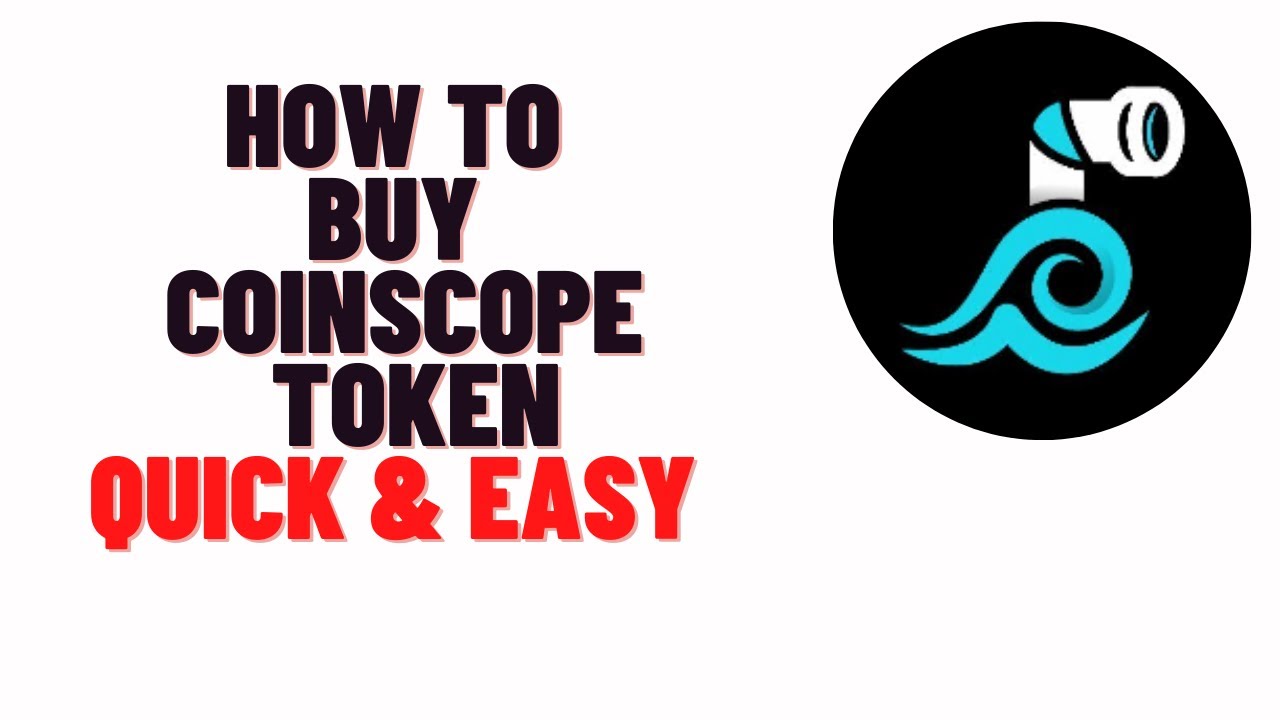 how to buy coinscope token on trustwallet - YouTube