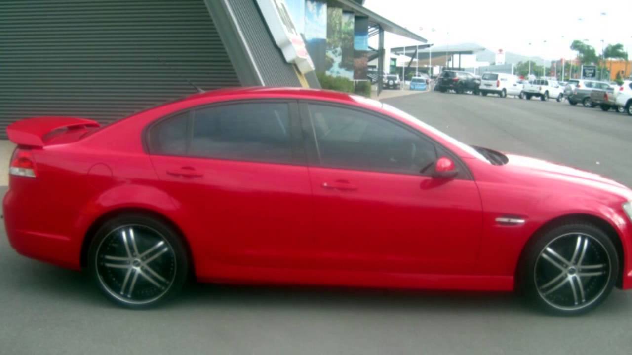 2007 Holden Commodore VE SV6 Red 6 Speed Manual Sedan - YouTube