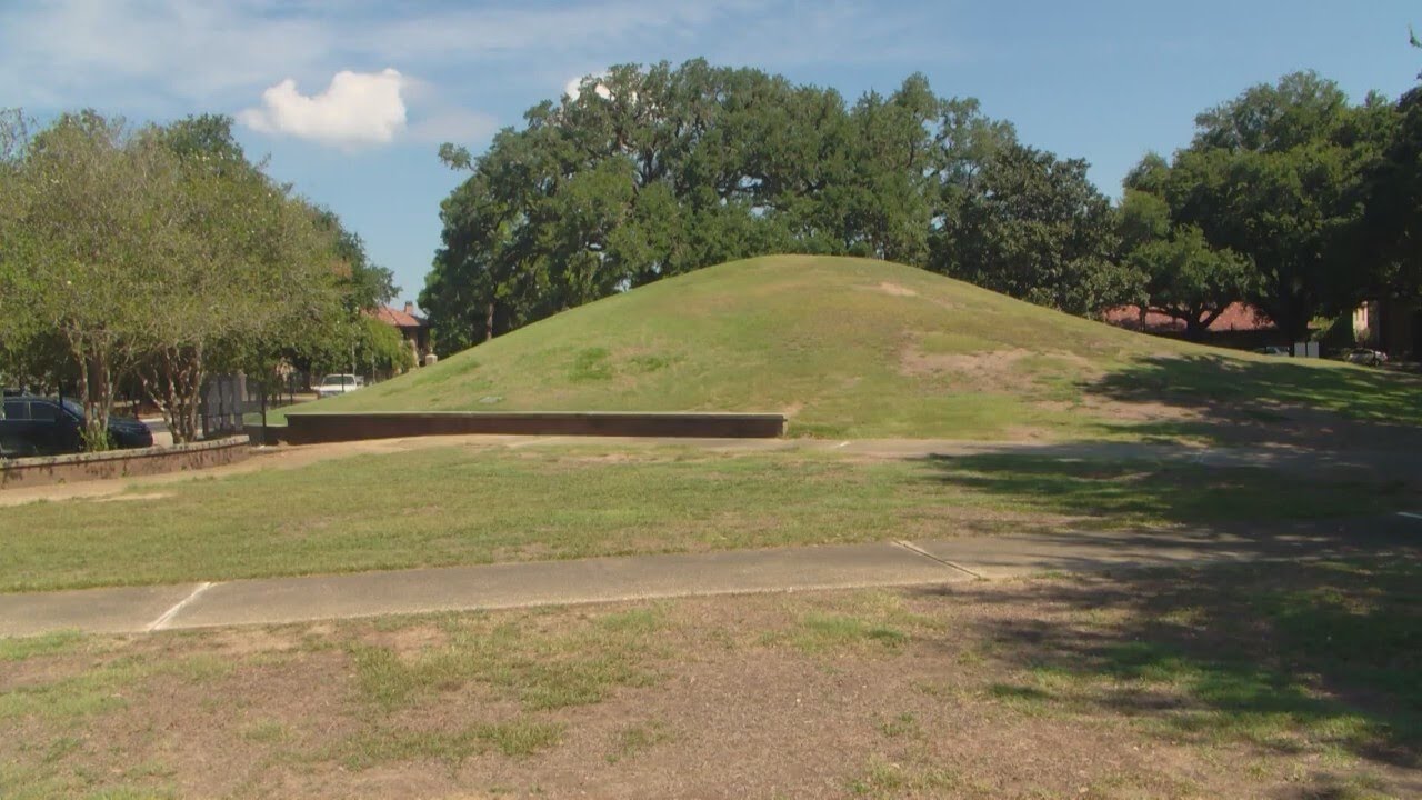 LSU grant to preserve mounds made by Native Americans - YouTube