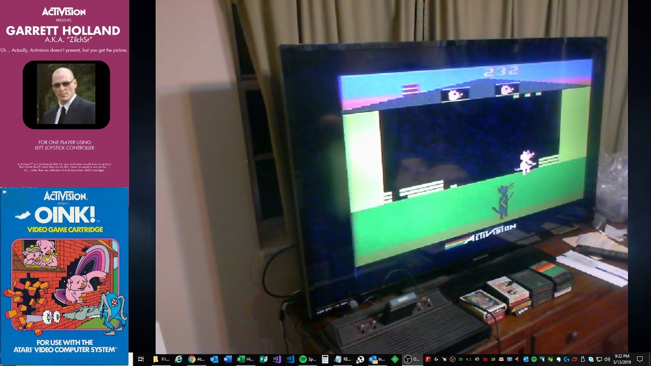 Oink - Atari 2600 NTSC - Game 1 A/A - 1,284 - YouTube