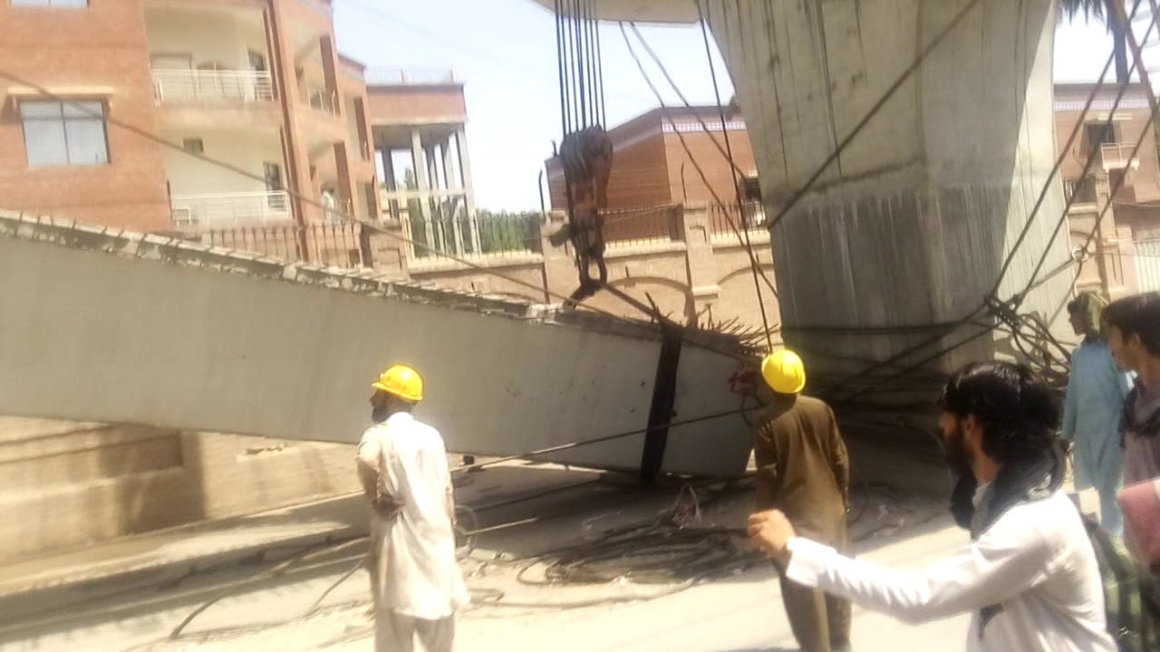 Launching of girder by manual method - YouTube