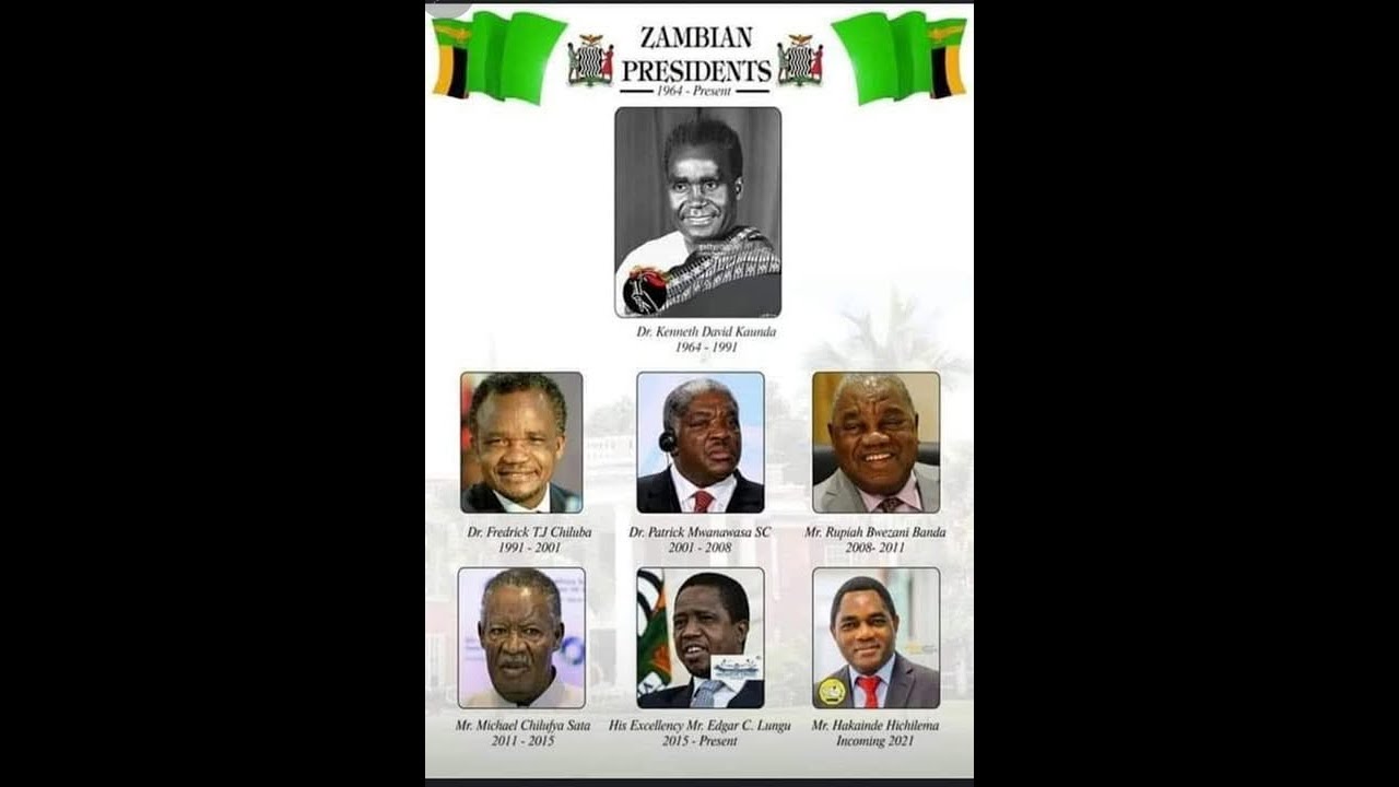 Zambia's Presidents (1964–2025): Full List & Legacy! Who Made the ...