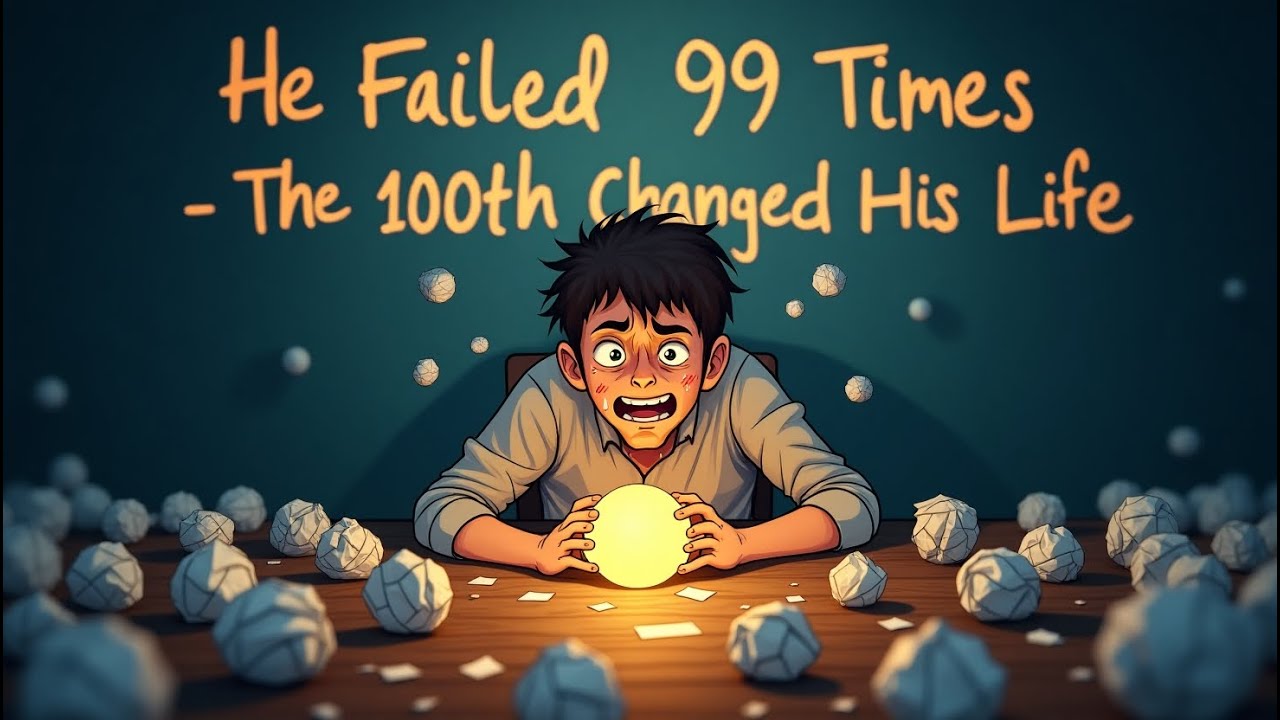 He Failed 99 Times — The 100th Changed His Life ! motivational story ...