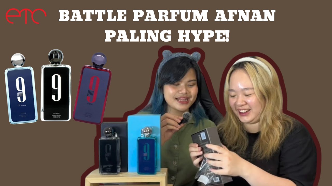 BATTLE PARFUM 9 SERIES DARI AFNAN! 9PM EDP VS 9AM Dive VS 9PM Rebel ...