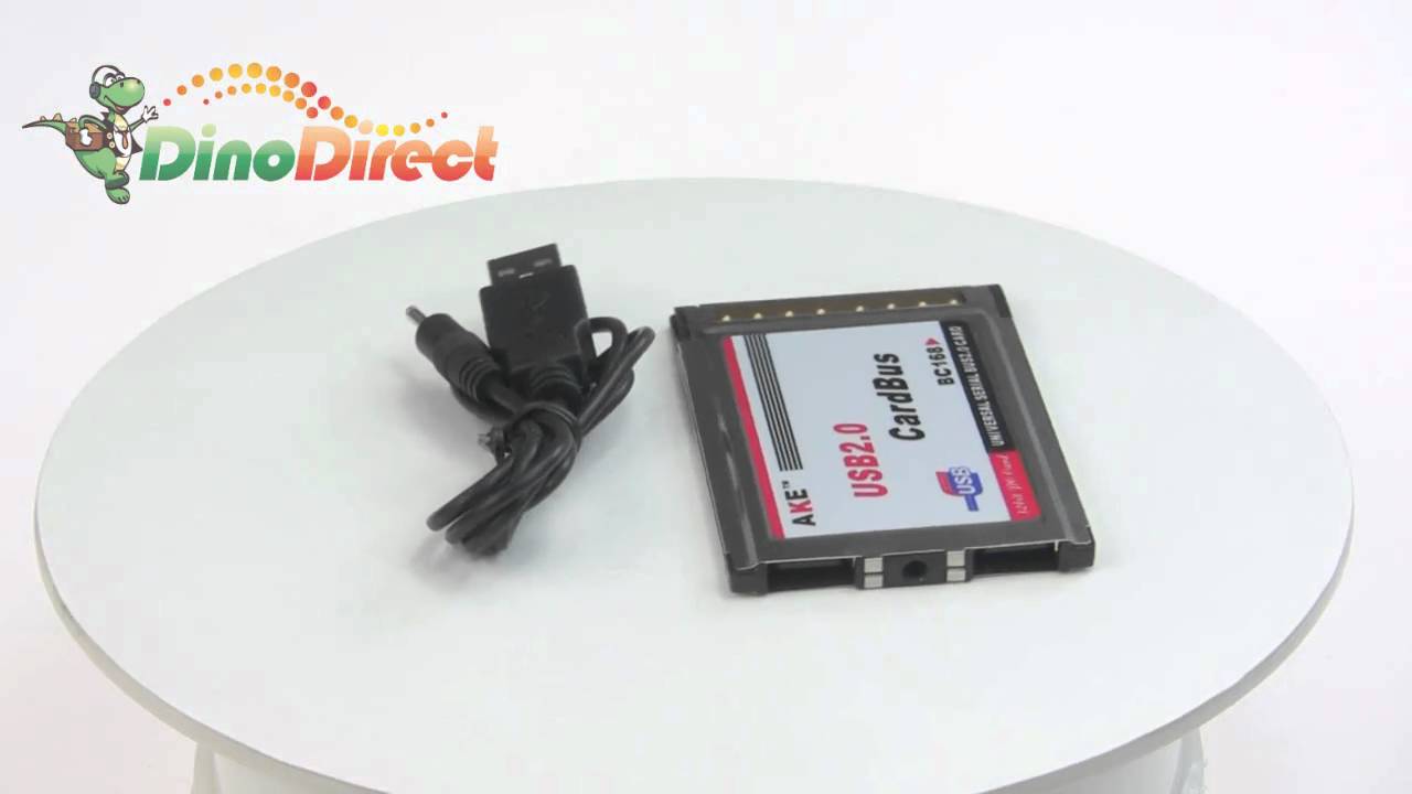 VIA Chip PCMCIA to USB 2.0 Card 2 Port Cardbus Card for Laptop from ...