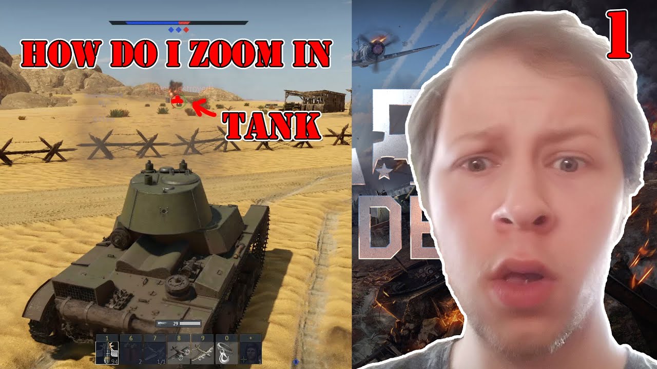 How do i go first person | War Thunder - YouTube