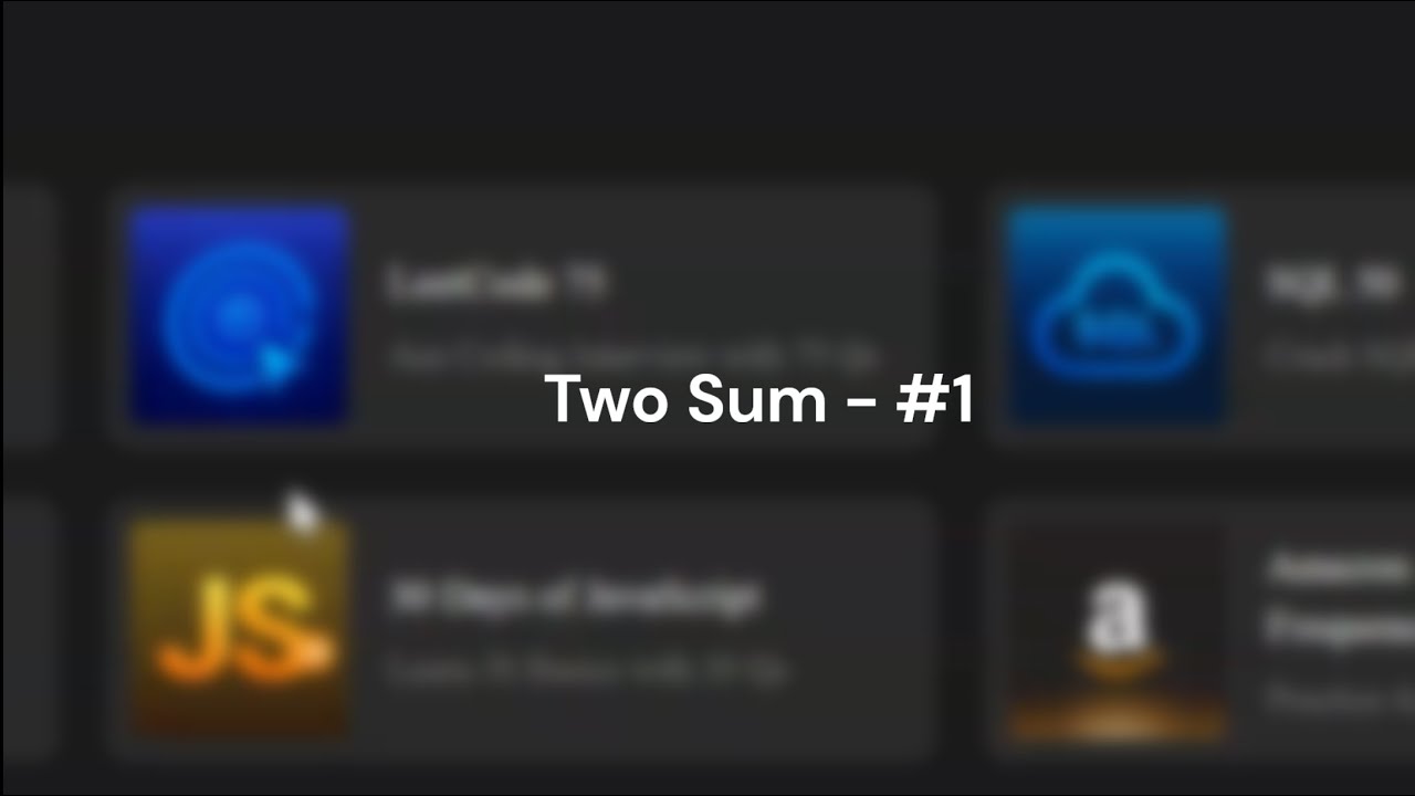 Two Sum Leetcode 1 Solution Explained Youtube 5416
