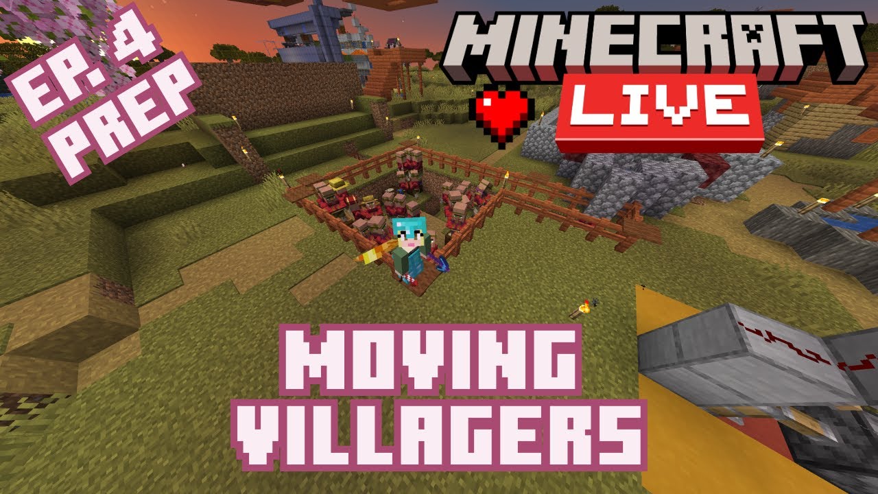 Minecraft Java Survival LIVE – Moving Villagers & Trade Cycling ...