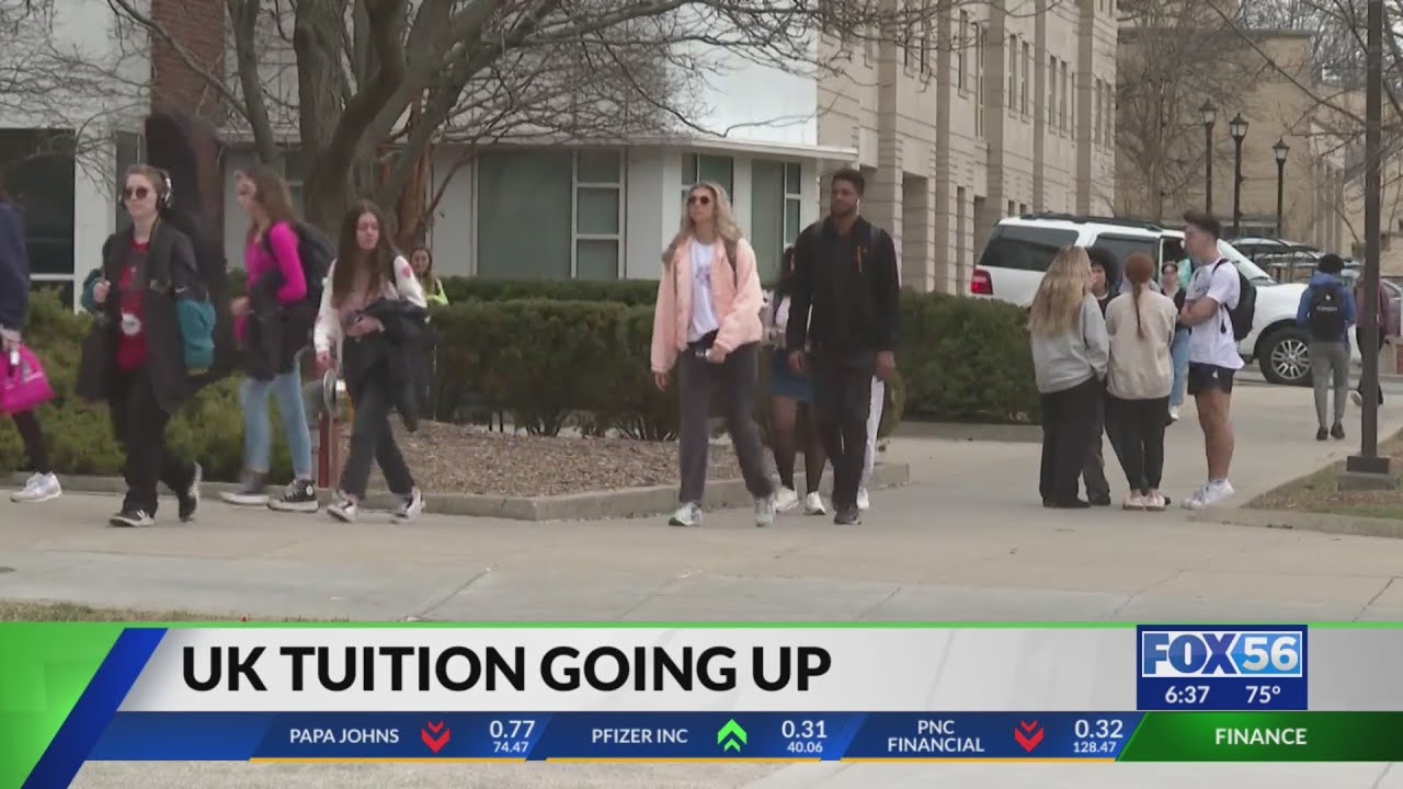 University of Kentucky increasing tuition - YouTube