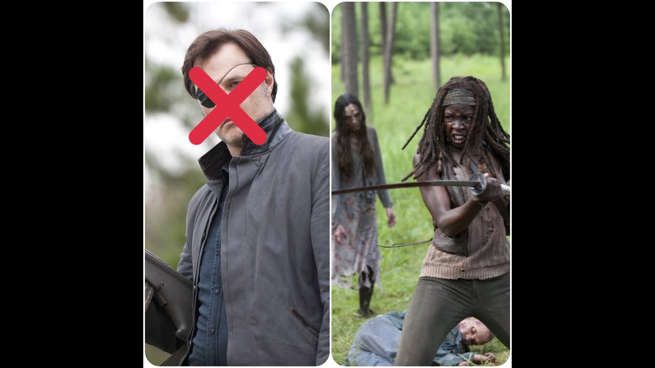THE WALKING DEAD Michonne Kills The governor No Mercy - YouTube