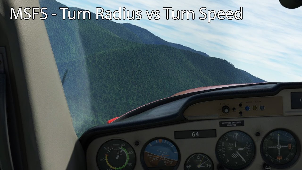 MSFS - Turn Radius vs Turn Speed - YouTube