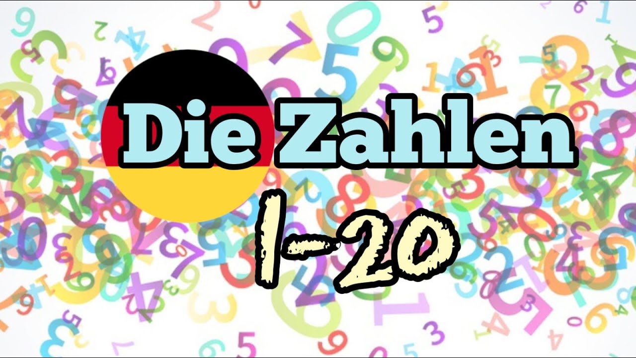 German Lesson 1: Counting from 1-20 - YouTube