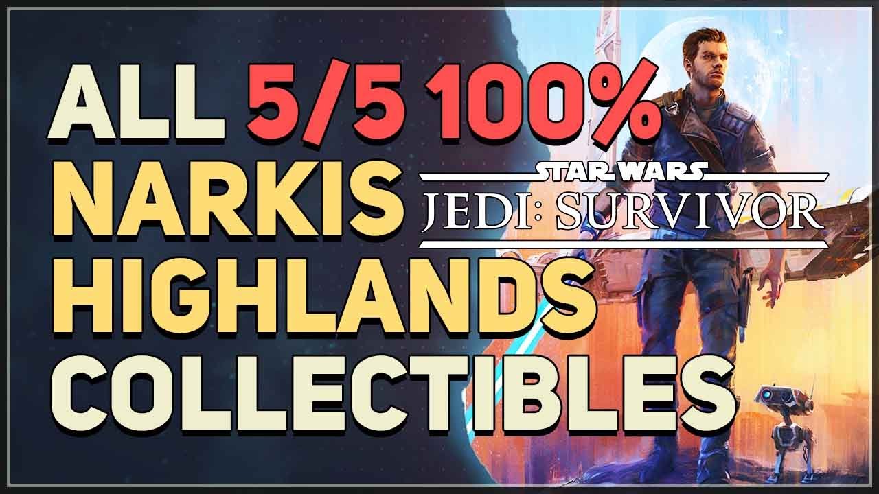 Narkis Highlands 100% All Collectibles Star Wars Jedi Survivor - YouTube