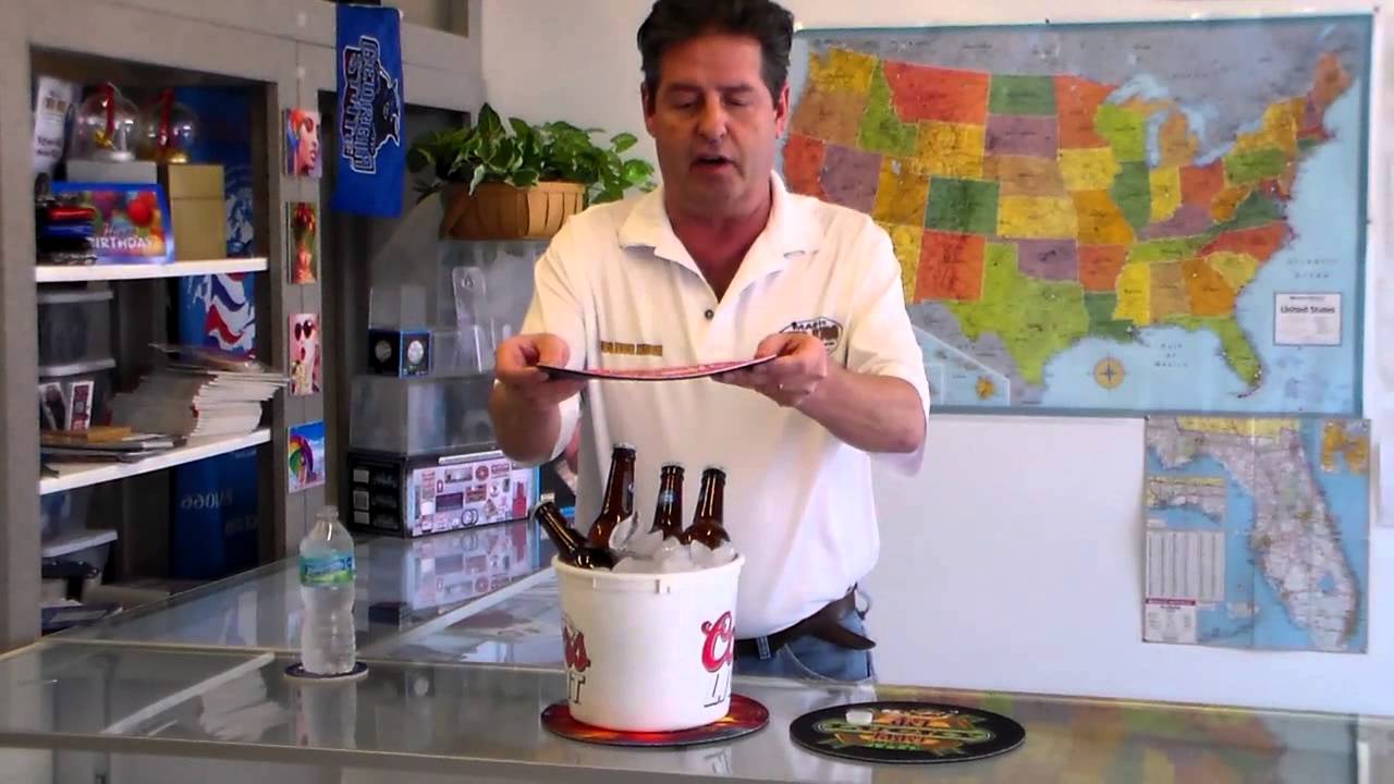 Bust Out Products Bucket Buster Super Absorbent Coaster for Beer ...