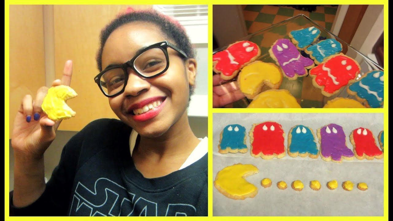 How To Make PAC MAN COOKIES! - YouTube