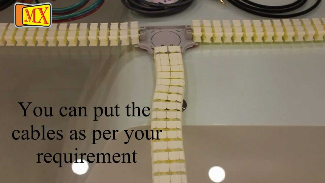 Table Cable Organizer Cable Management to Organise the messy cable at ...