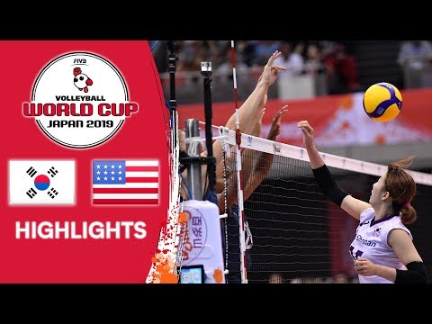 KOREA vs. USA - Highlights | Women's Volleyball World Cup 2019
