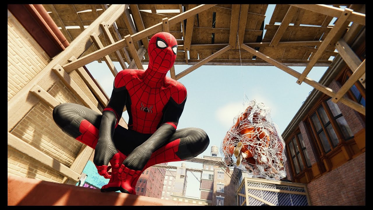 Spider-Man Prisoner Camp Chinatown Upgraded Suit ULTIMATE - YouTube