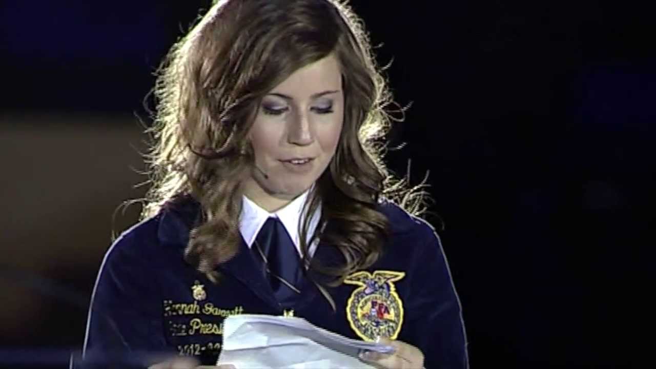 Hannah Garrett, State President - Retiring Address - YouTube