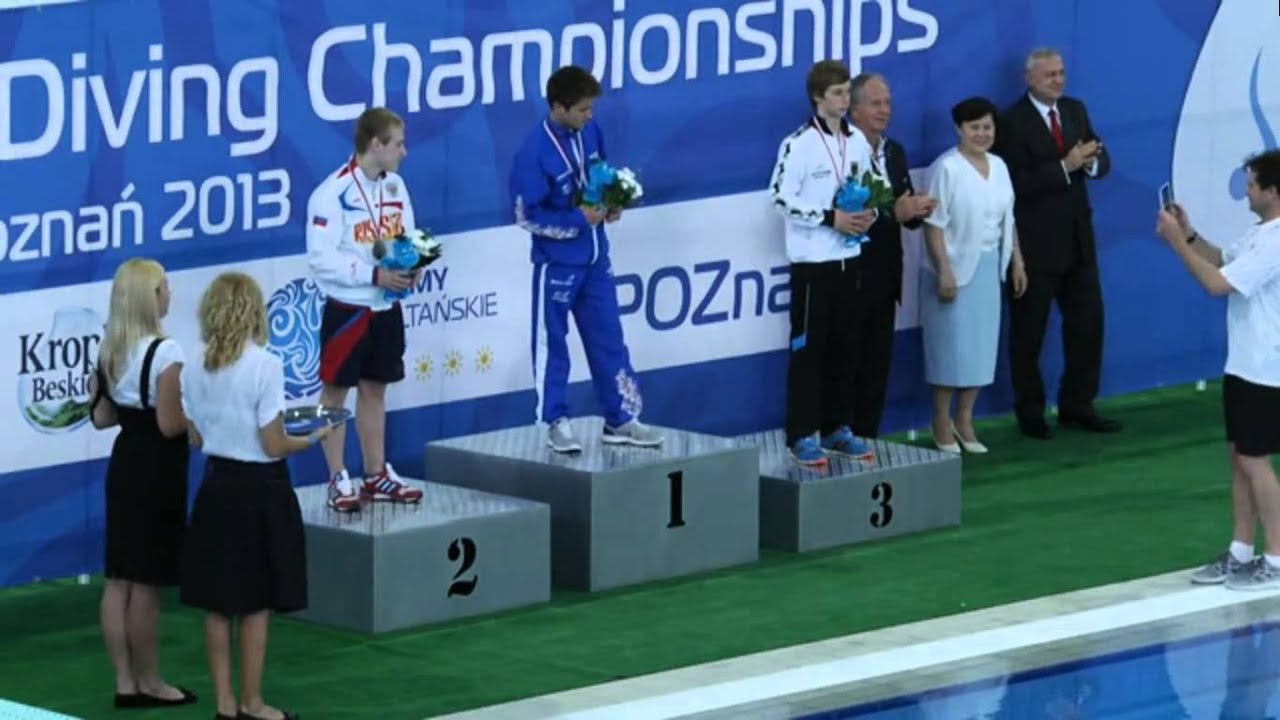 European Junior Diving Championships 2013 Platform A Boys VC - YouTube