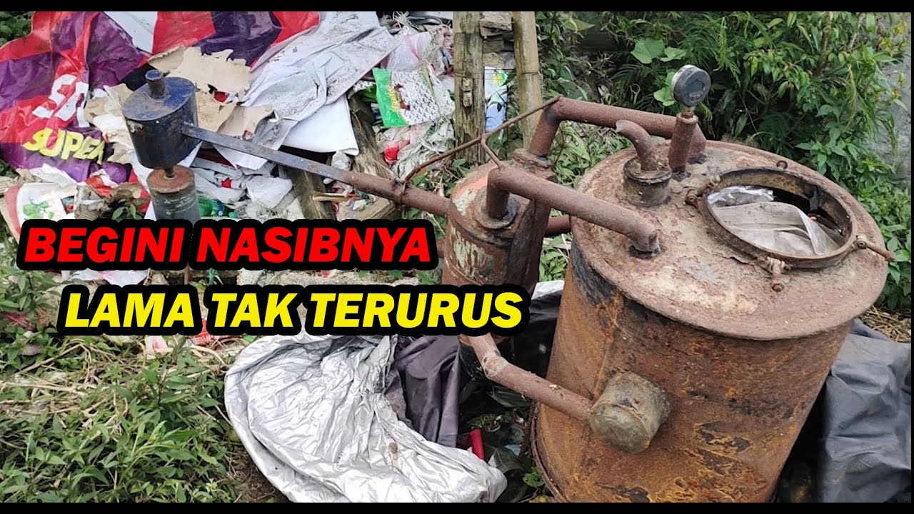 BEGINI NASIBNYA !!! Alat Pengolahan Oli Bekas dan Sampah - YouTube