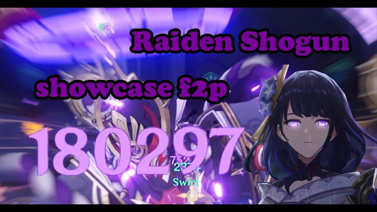 「Genshin Impact」Raiden shogun showcase - YouTube