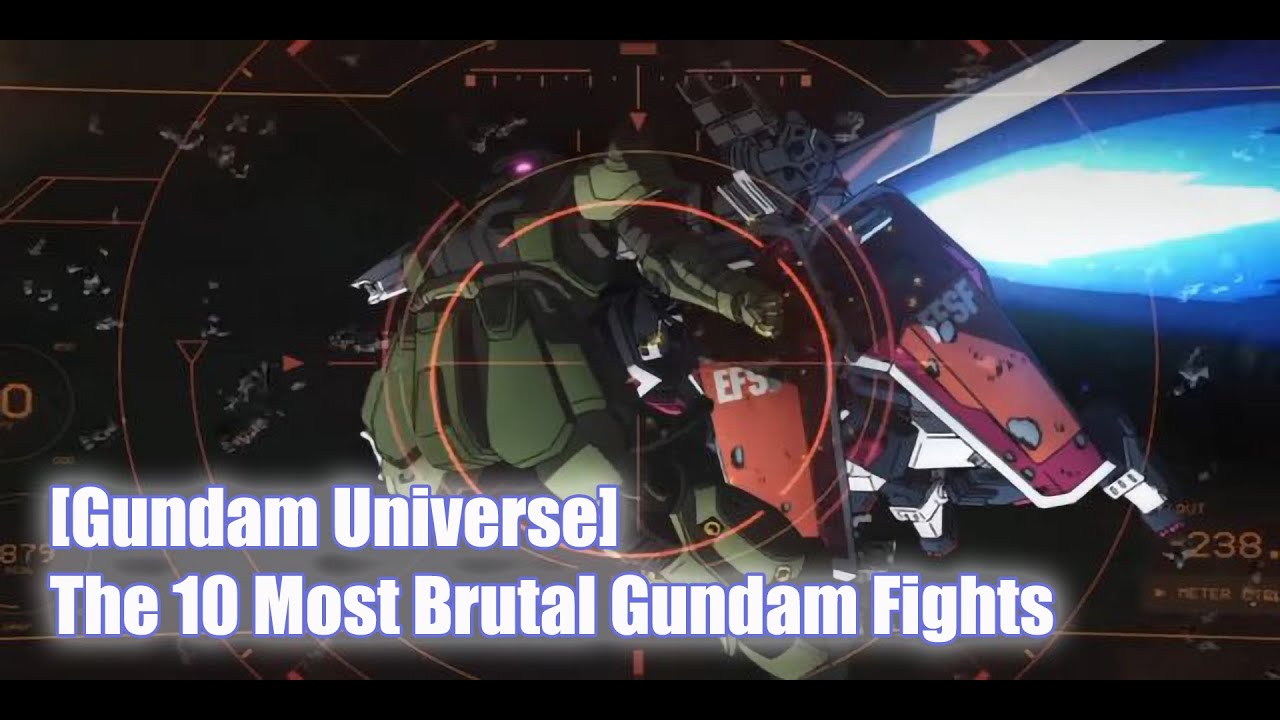 [Gundam Universe] - The 10 Most Brutal Gundam Fights - YouTube