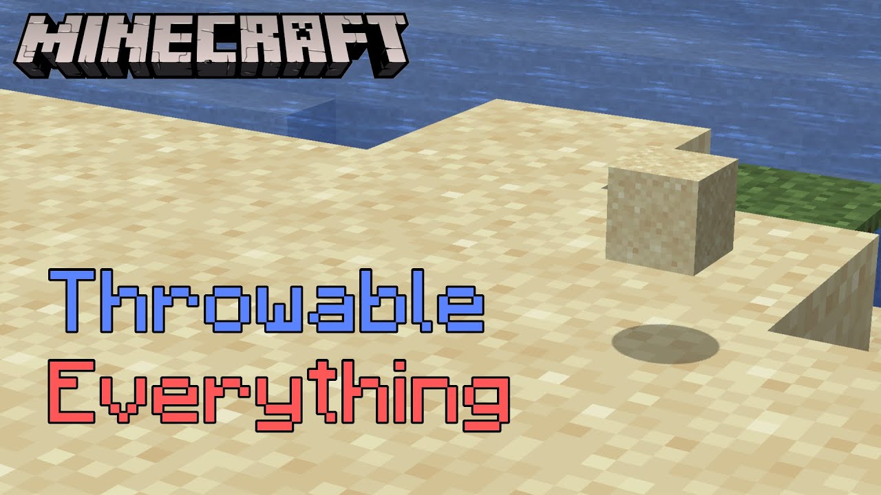 Throwable Everything | Minecraft Mod - YouTube