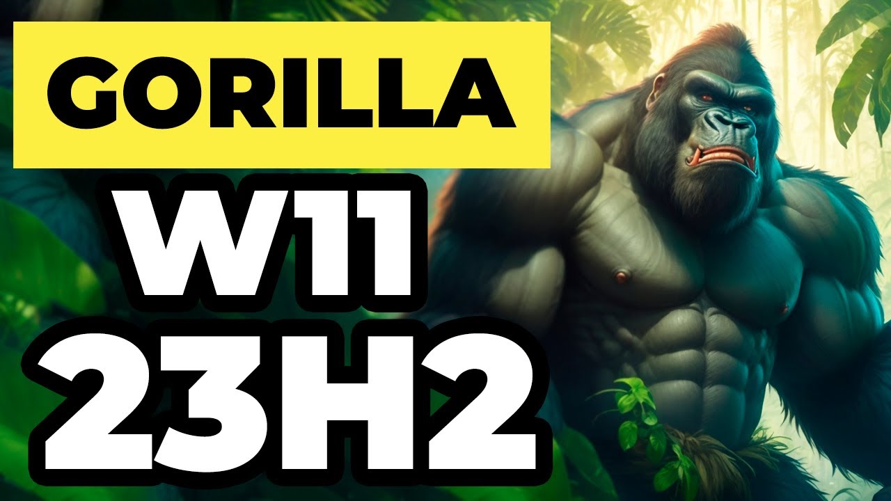 Cómo instalar WINDOWS 11 LITE 23H2 - GORILLA OS - YouTube