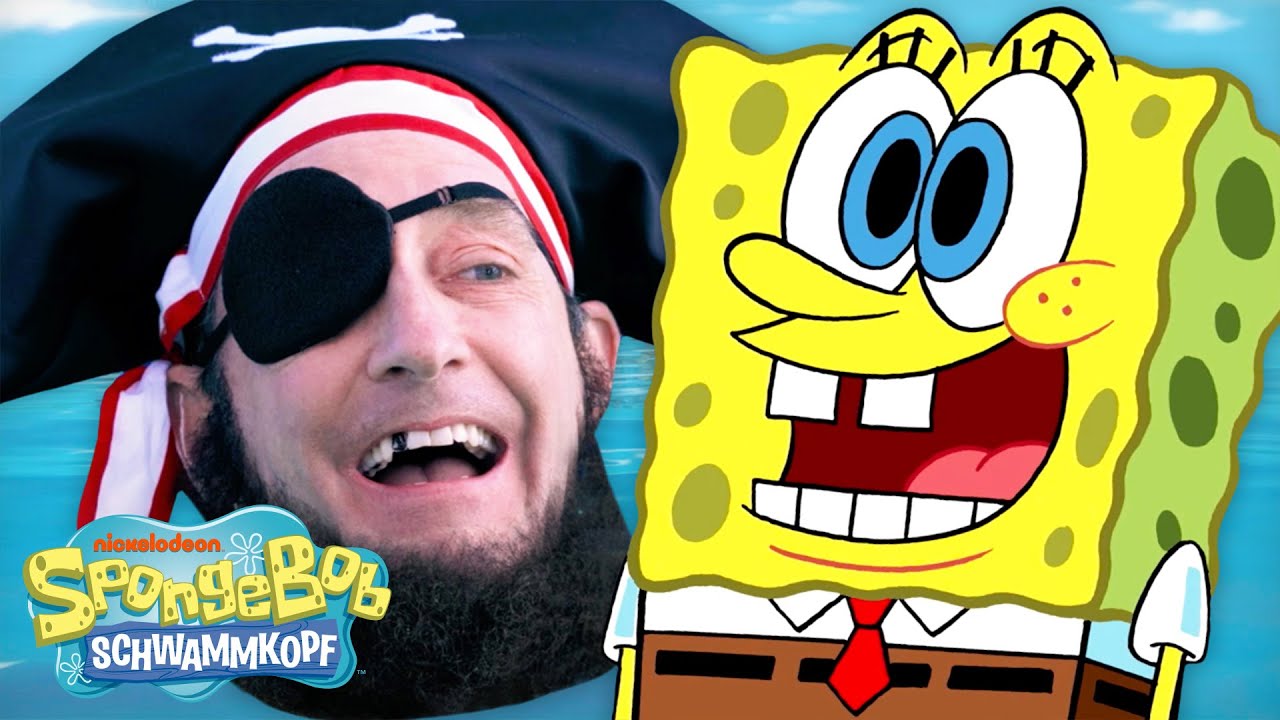 SpongeBob | ALLE 'Pirat Patchy' Szenen 🏴‍☠️ | 60-Minuten-Compilation | SpongeBob Schwammkopf ...