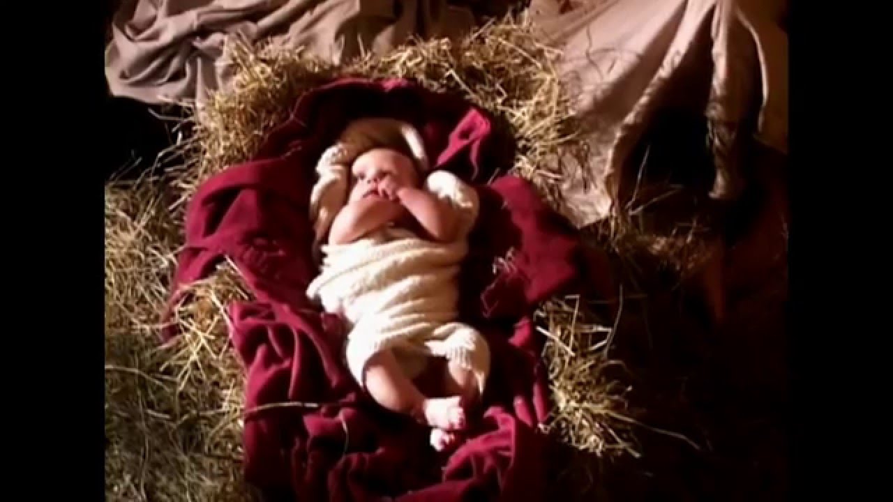 Baby Jesus in a Manager Stall 2015 - YouTube