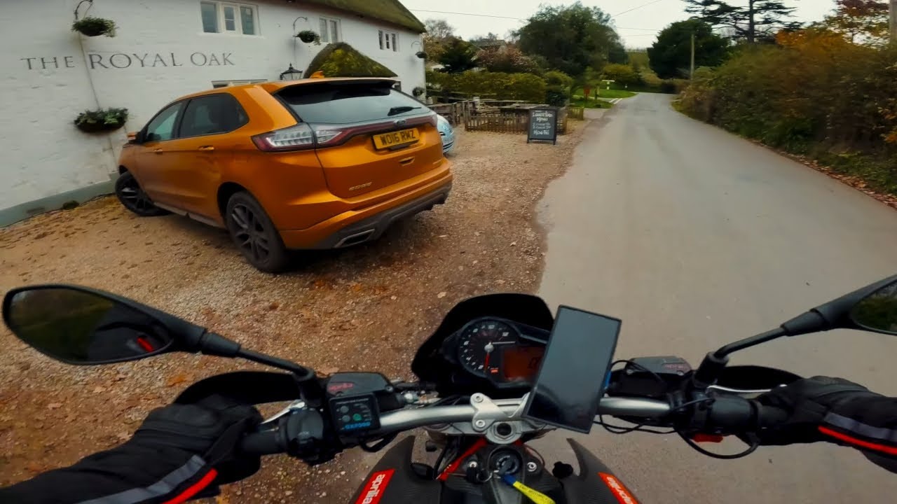 I was on James May Pub, ride with Aprilia Dorsoduro 750 #4k60fps #asmr ...