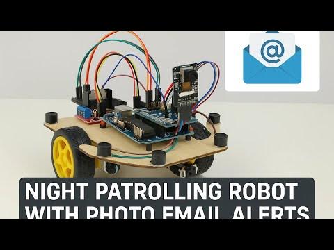 Night patrolling Robot 🤖 Using ESP32CAM with Email Alerts - YouTube