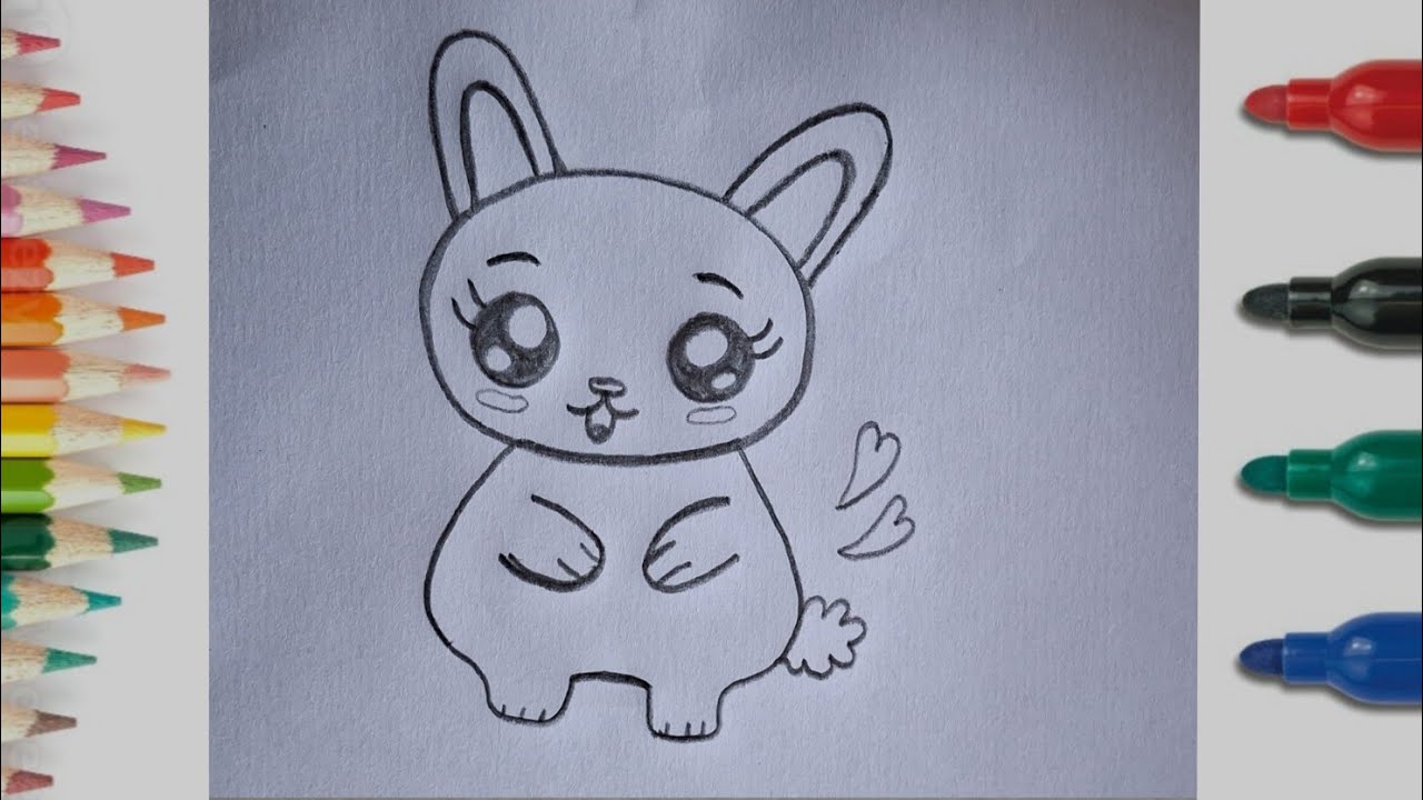 How To Draw Rabbit //Art For Kids - YouTube