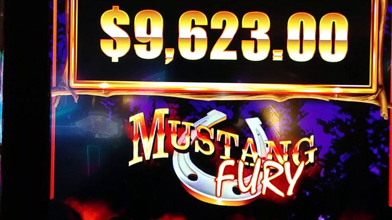Mustang Fury slot $9623 Major progressive jackpot on the Colossal Cash ...