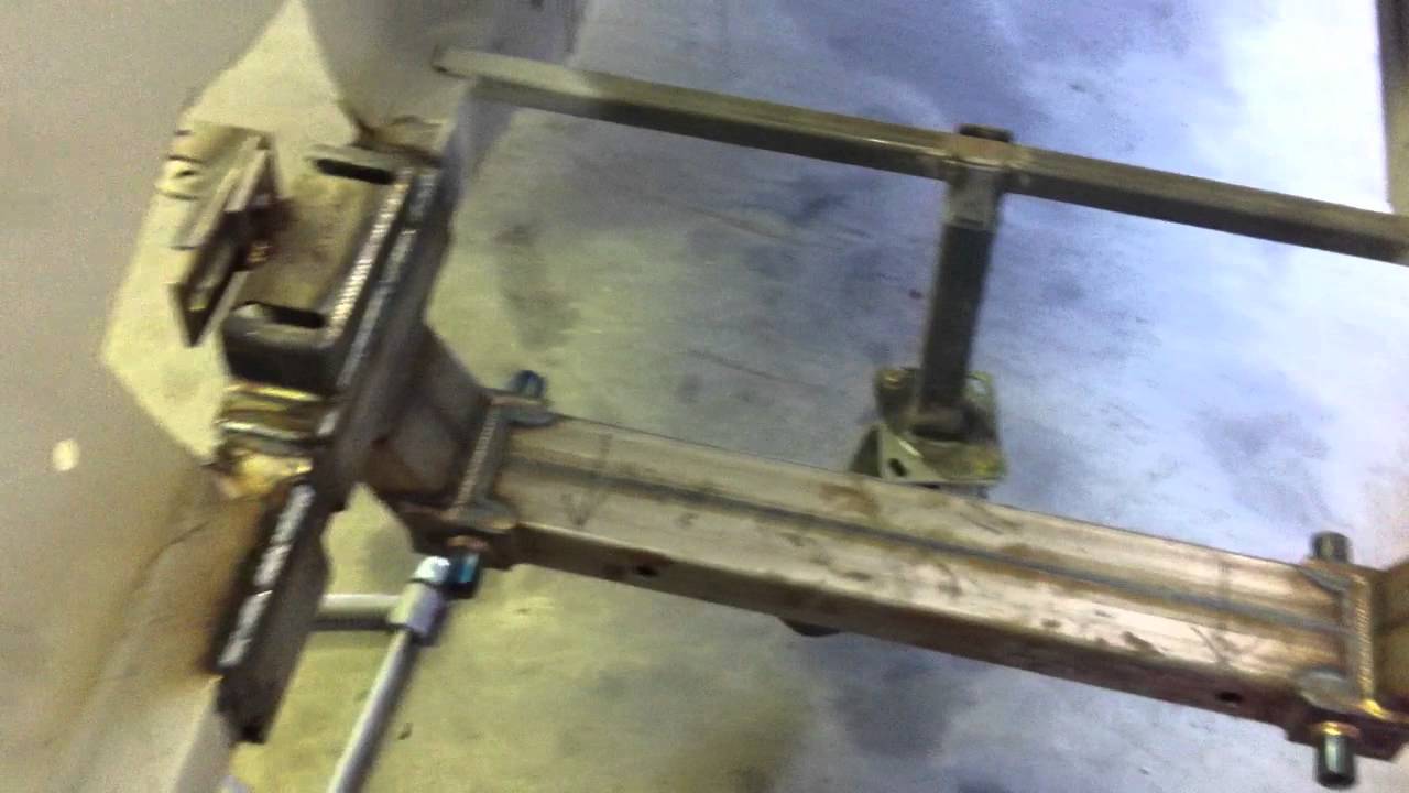 65 Mustang at Chassis Shop - Rearend Narrowing 2 - YouTube