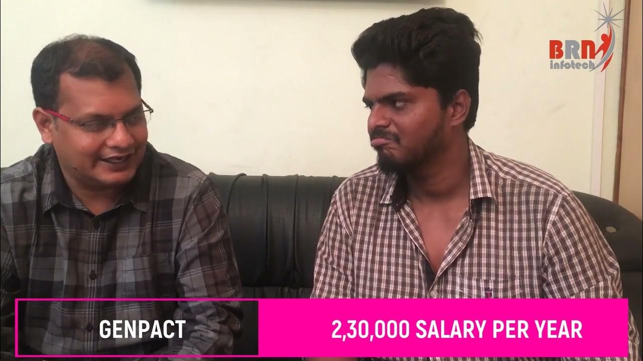 SOFTWARE ENGINEER | GENPACT | Anjaneyulu - (B.Sc - 2023) - YouTube