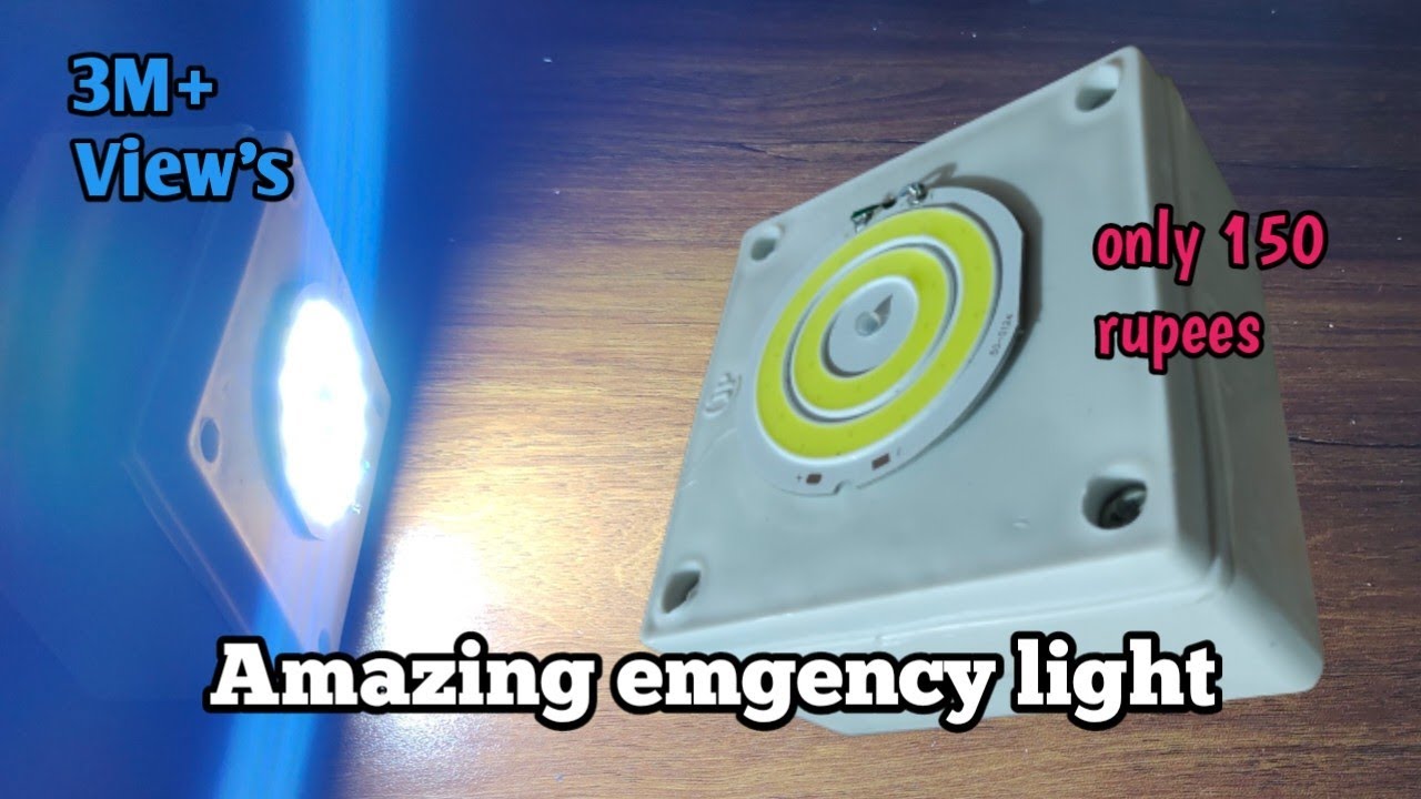 How to make emergency light | emergency light kaise banaye | Jit ...