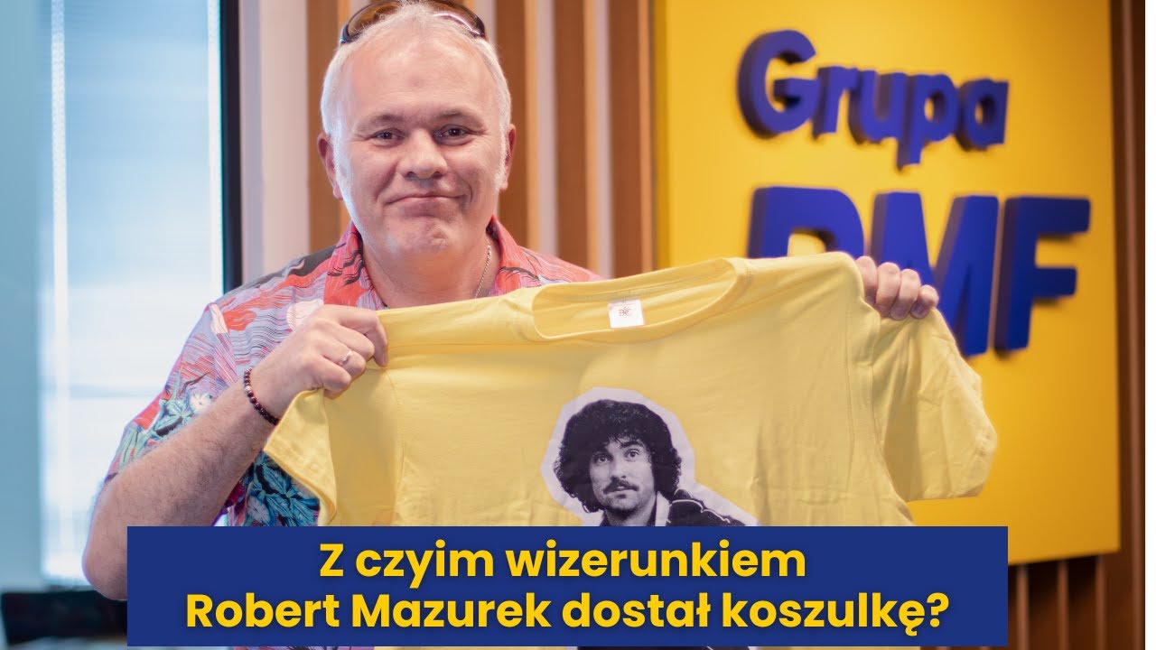 Tego Mazurek się nie spodziewał! Z czyim wizerunkiem dostał koszulkę od ...