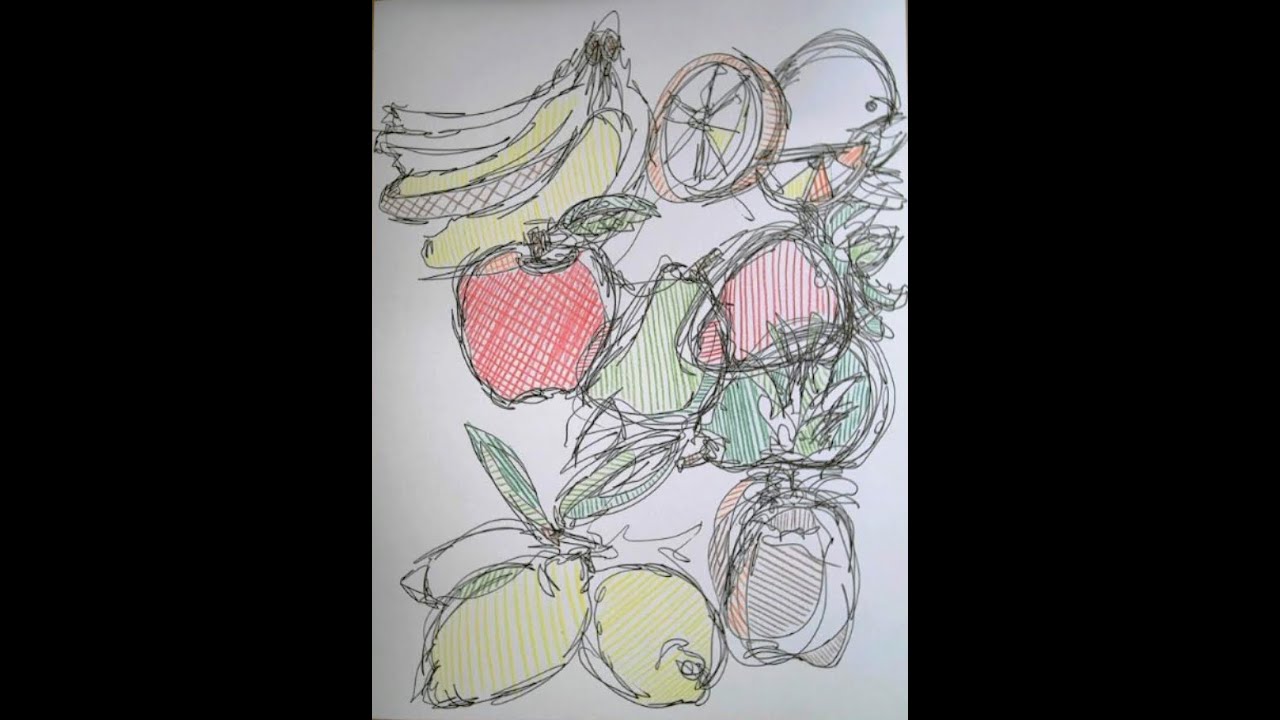 Contour Line Fruit - YouTube