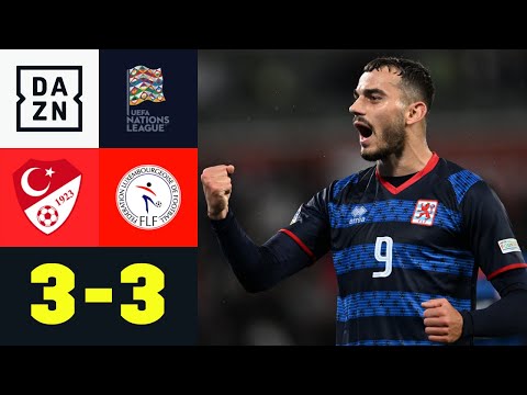 Luxemburg überrascht bei Tor-Spektakel: Türkei - Luxemburg 3:3 | UEFA Nations League | DAZN