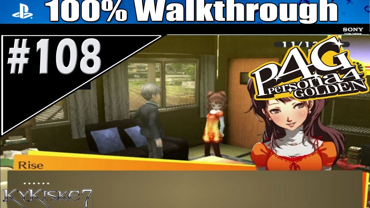 Persona 4 Golden 100%P.108-Lovers/Rise MAX(Fully Voiced),Fortune 7 ...