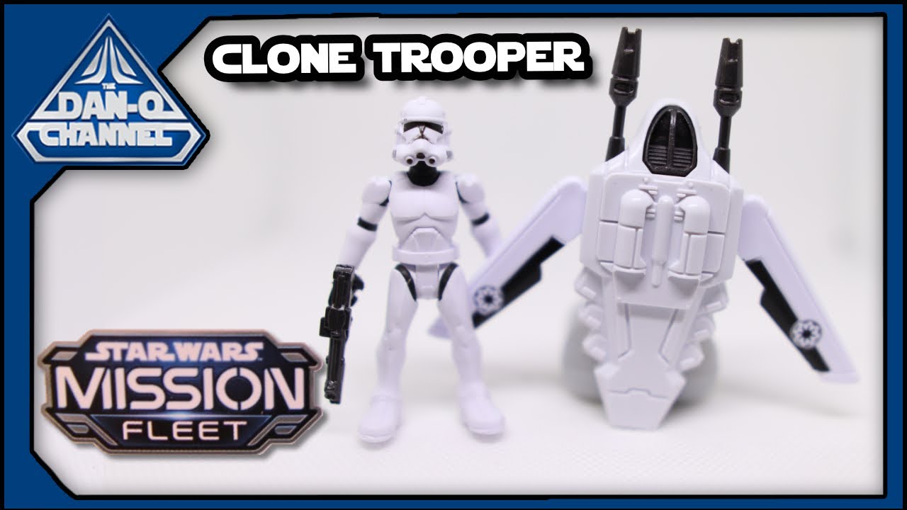 Star Wars Mission Fleet Clone Trooper Review - YouTube