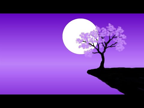 How to draw in moonlight drawing in ms paint || moonlight drawing || microsoft paint || ms paint ||