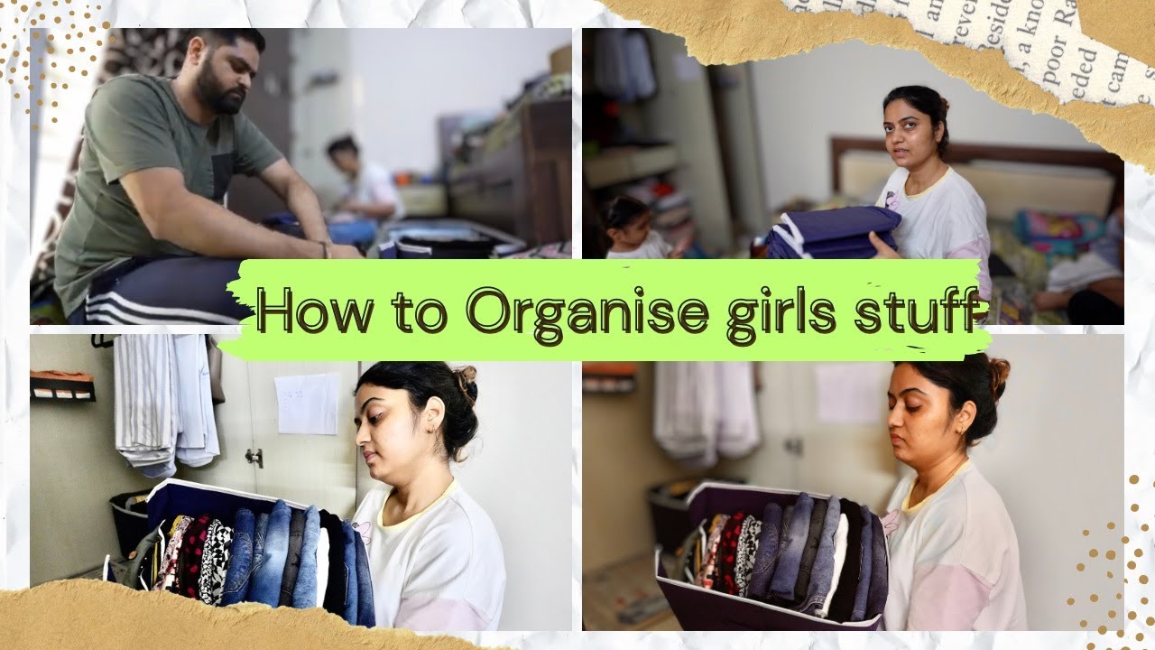 How to Organise girls Stuff in a small wardrobe|| छोटी अलमारी में ढेर ...