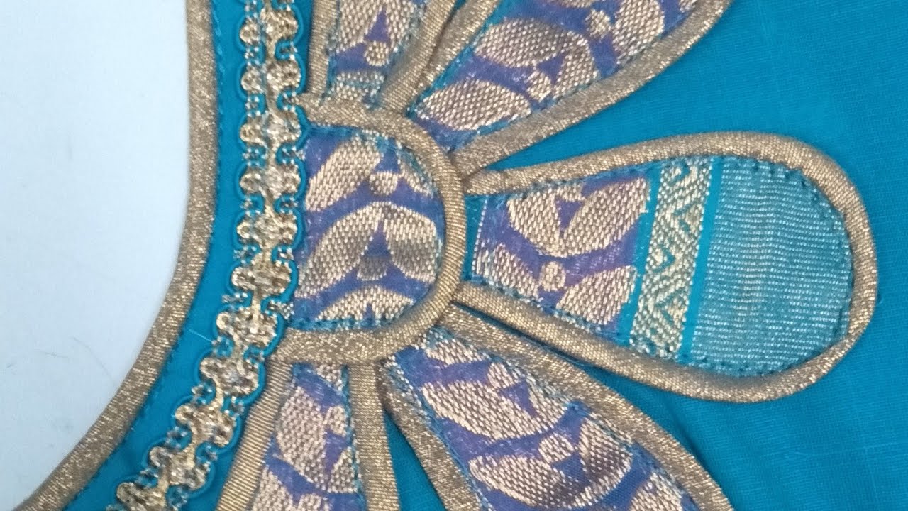 Simple and effective patchwork blouse design||patchwork blouse 💙||SD ...