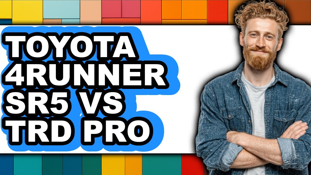Toyota 4Runner SR5 vs TRD Pro - Full Comparison - YouTube