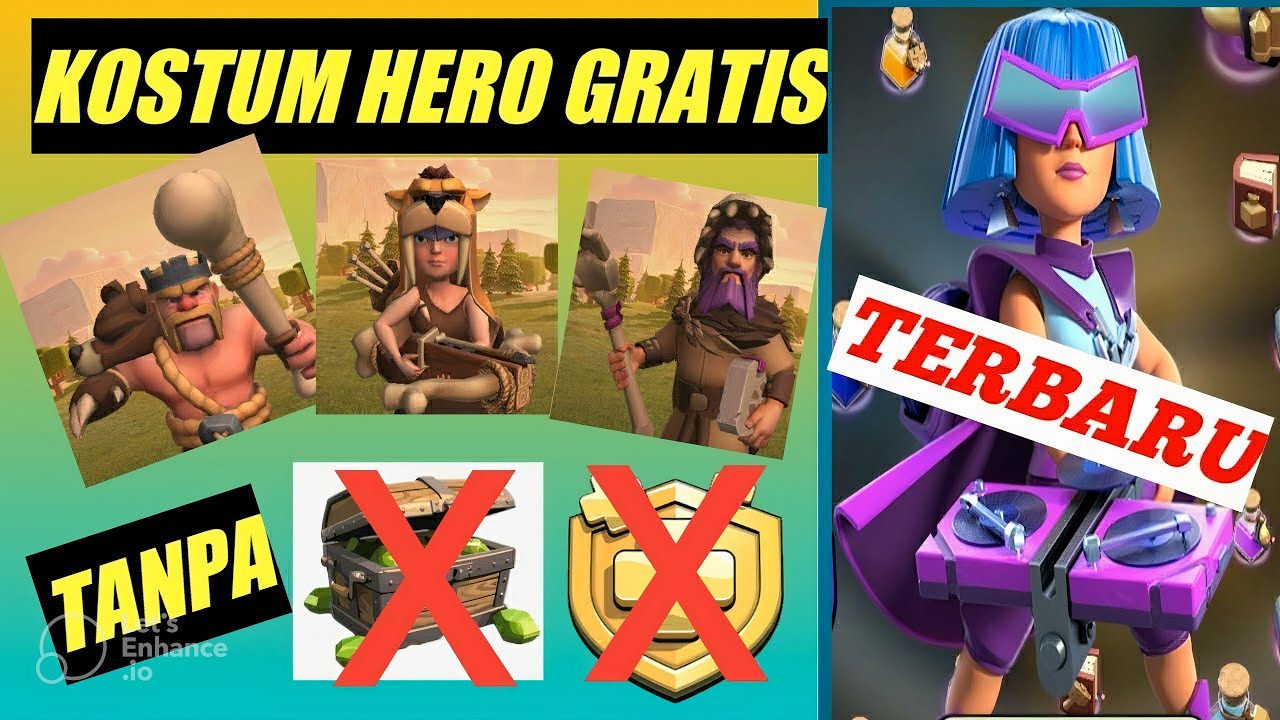 CARA MENDAPATKAN KOSTUM PAHLAWAN GRATIS TANPA MEMBELI GOLD PASS/TOP UP ...