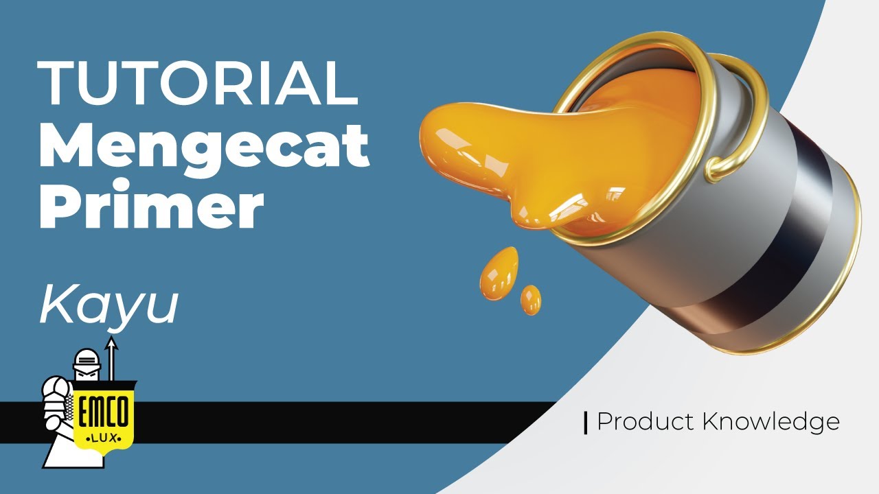 Tutorial Mengecat Kayu Dengan Cat Dasar EMCO Primer Kayu & Besi - YouTube